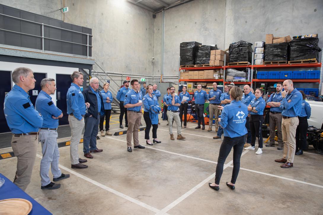 Opening Disaster Relief Australia's National Operations Centre | NEMA